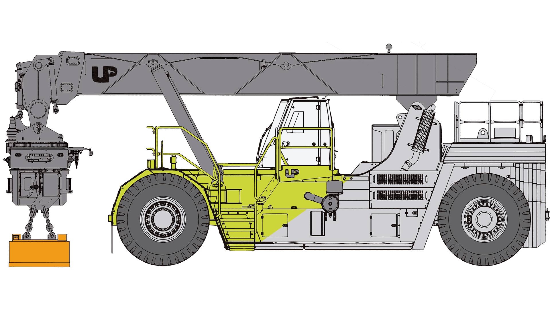 Reachstacker for Industrial Taylor Made - UP Lifting